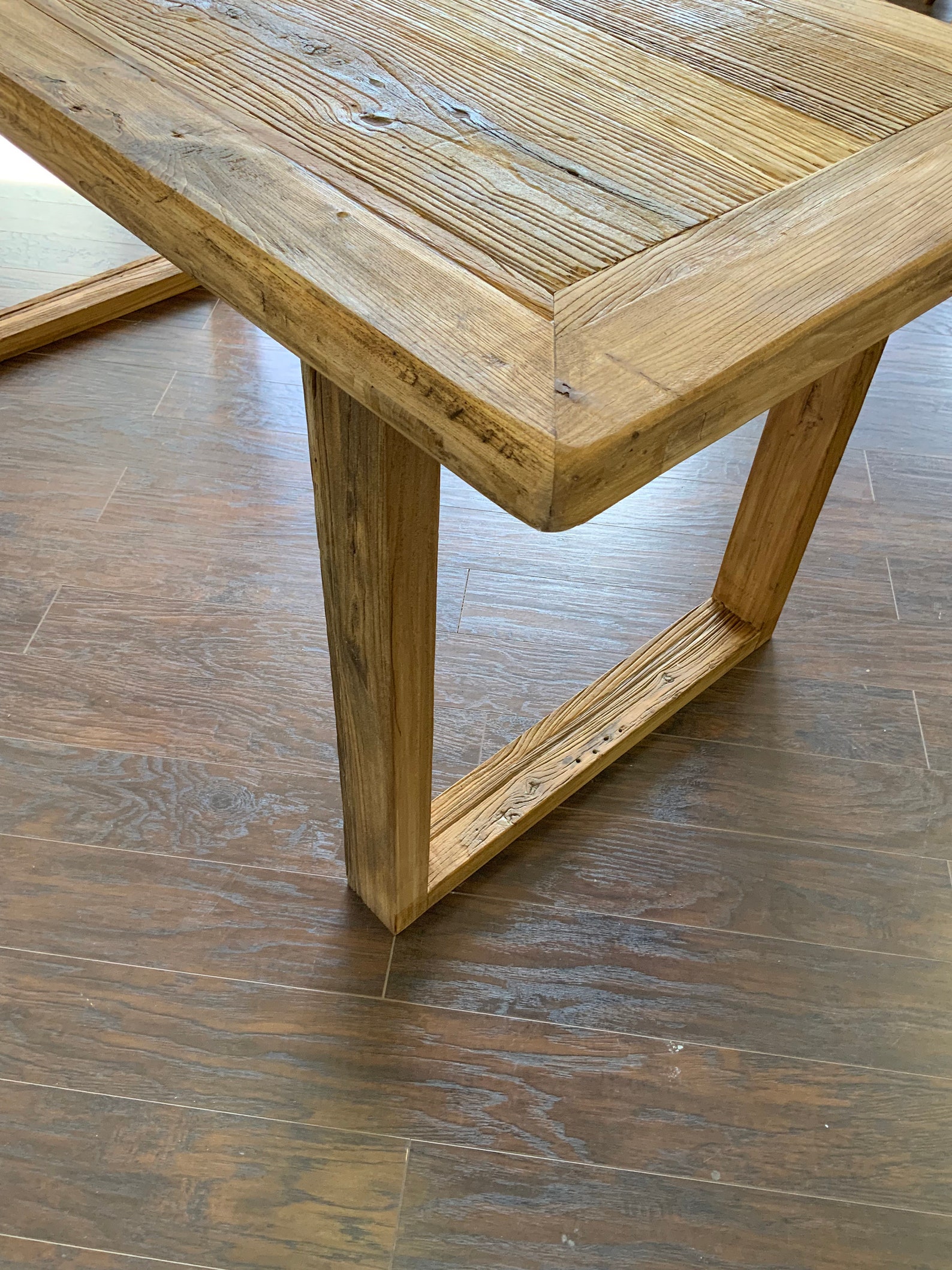 Reclaimed Elm Dining Table/desk - Etsy