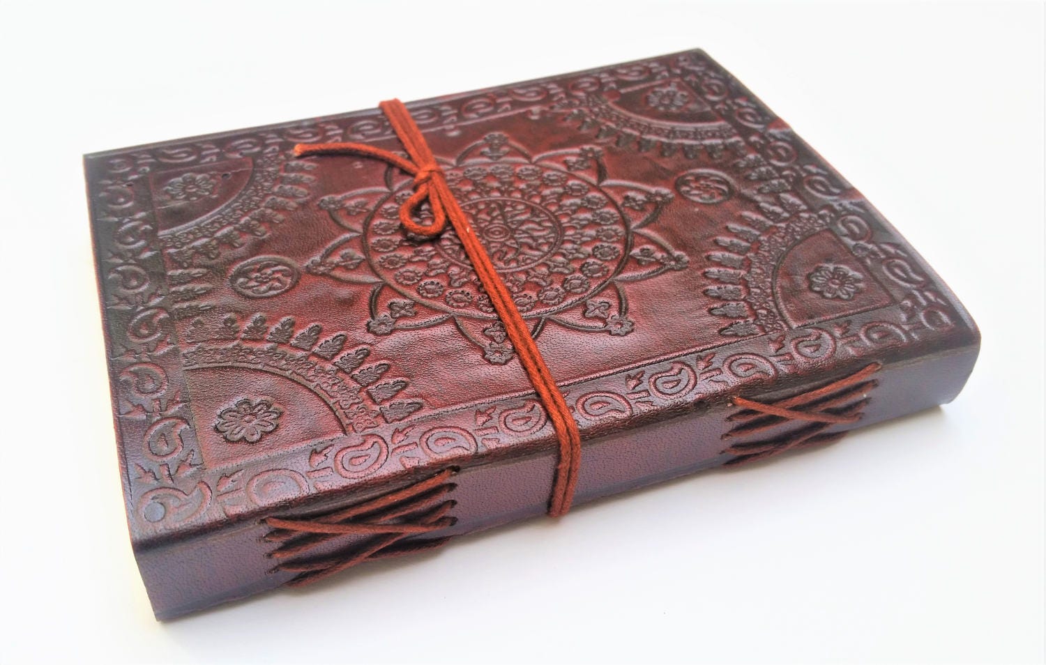 Leather Mandala Journal Notebook Sketchbook. - Etsy Canada