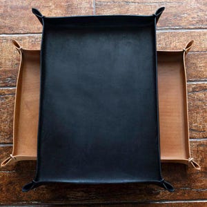 Leather Tray for Legal Size Paper Storage - Etsy