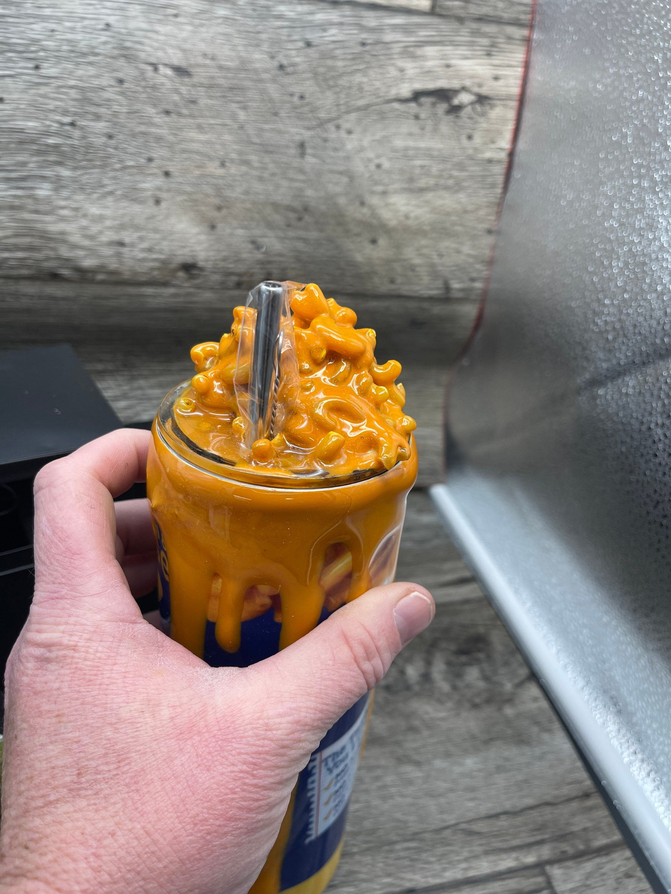 Mac N Cheese 3D Tumbler With Cheese Noodle Topper - Etsy