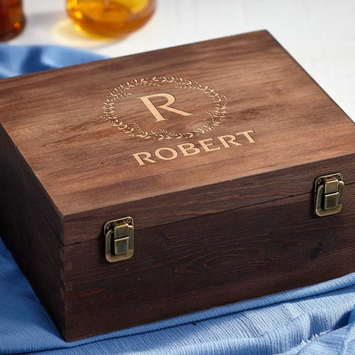 Personalized Wooden Gift Box Engraved Name Box Wooden - Etsy