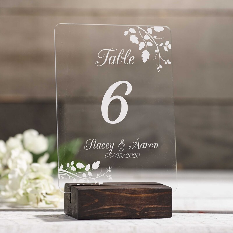 Acrylic Numbers - Etsy