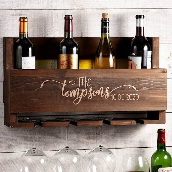 Rustic Wine Rack - Etsy