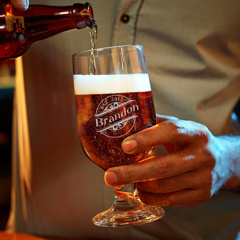 Custom Beer Glasses - Etsy