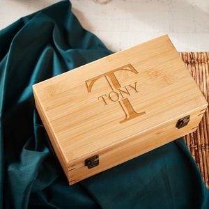 Personalized Wooden Gift Box, Engraved Name Box, Wooden Keepsake Box ...