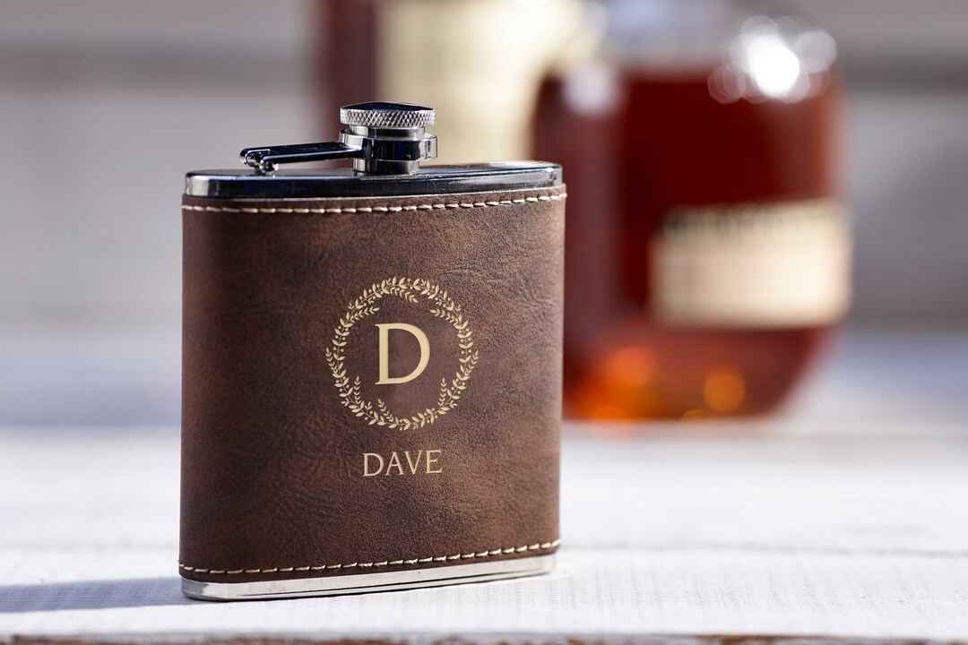 Personalized Flask, Personalized Flask Set With Shot Glasses ...