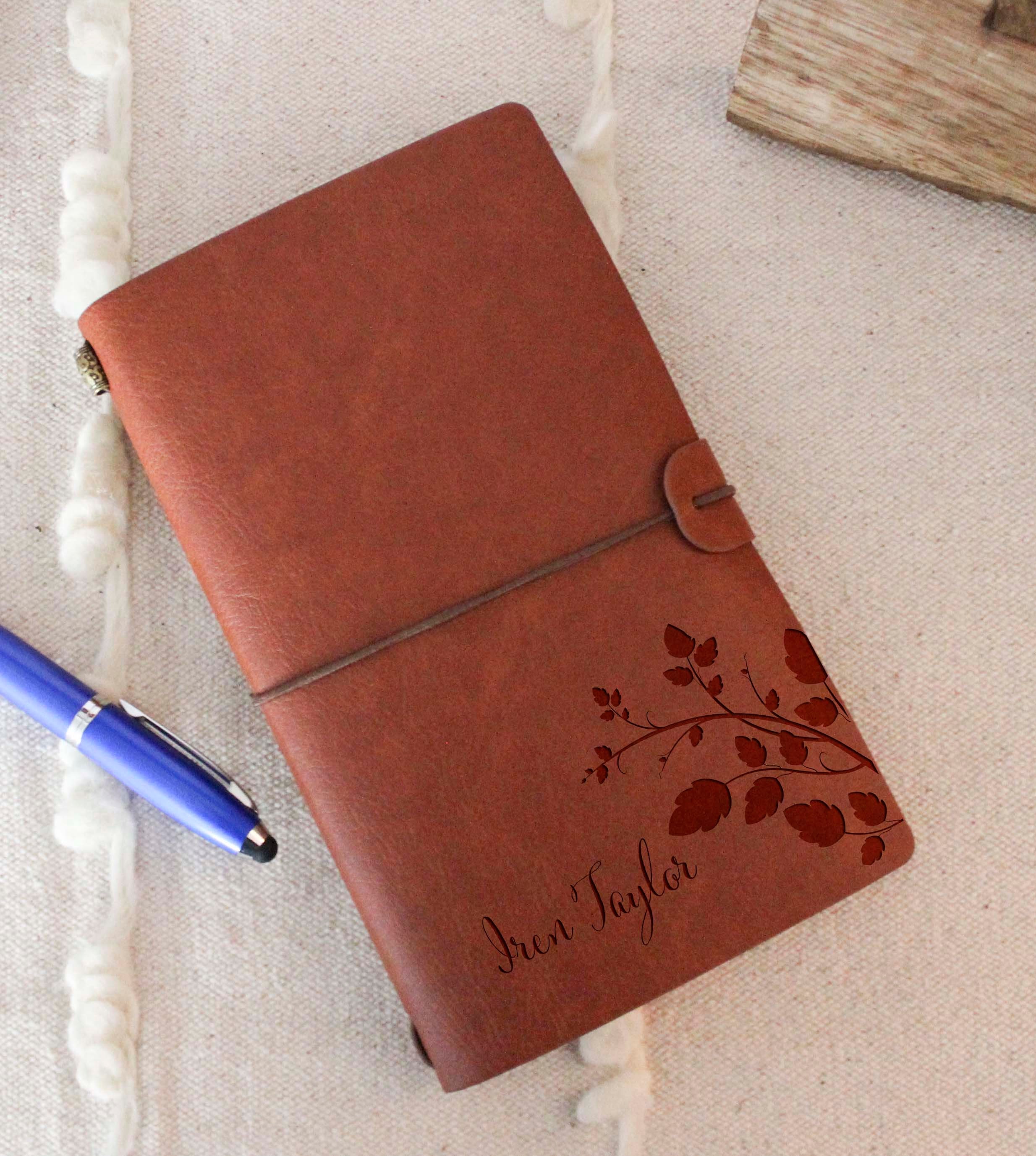 Personalized Journal Customized Leatherette Journal Monogrammed Journal Engraved Leather 