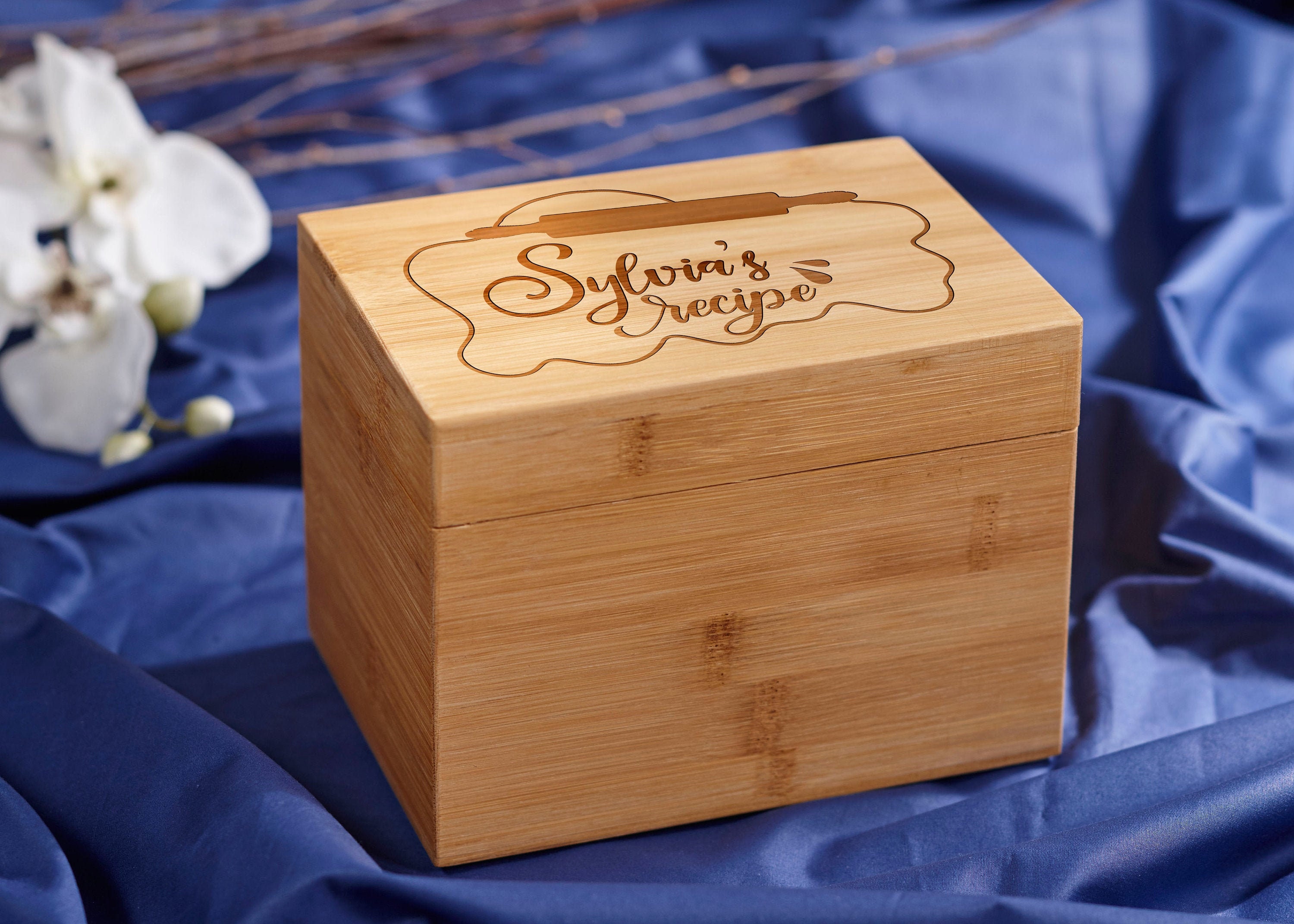 personalized-recipe-box-custom-recipe-box-family-gift-engraved