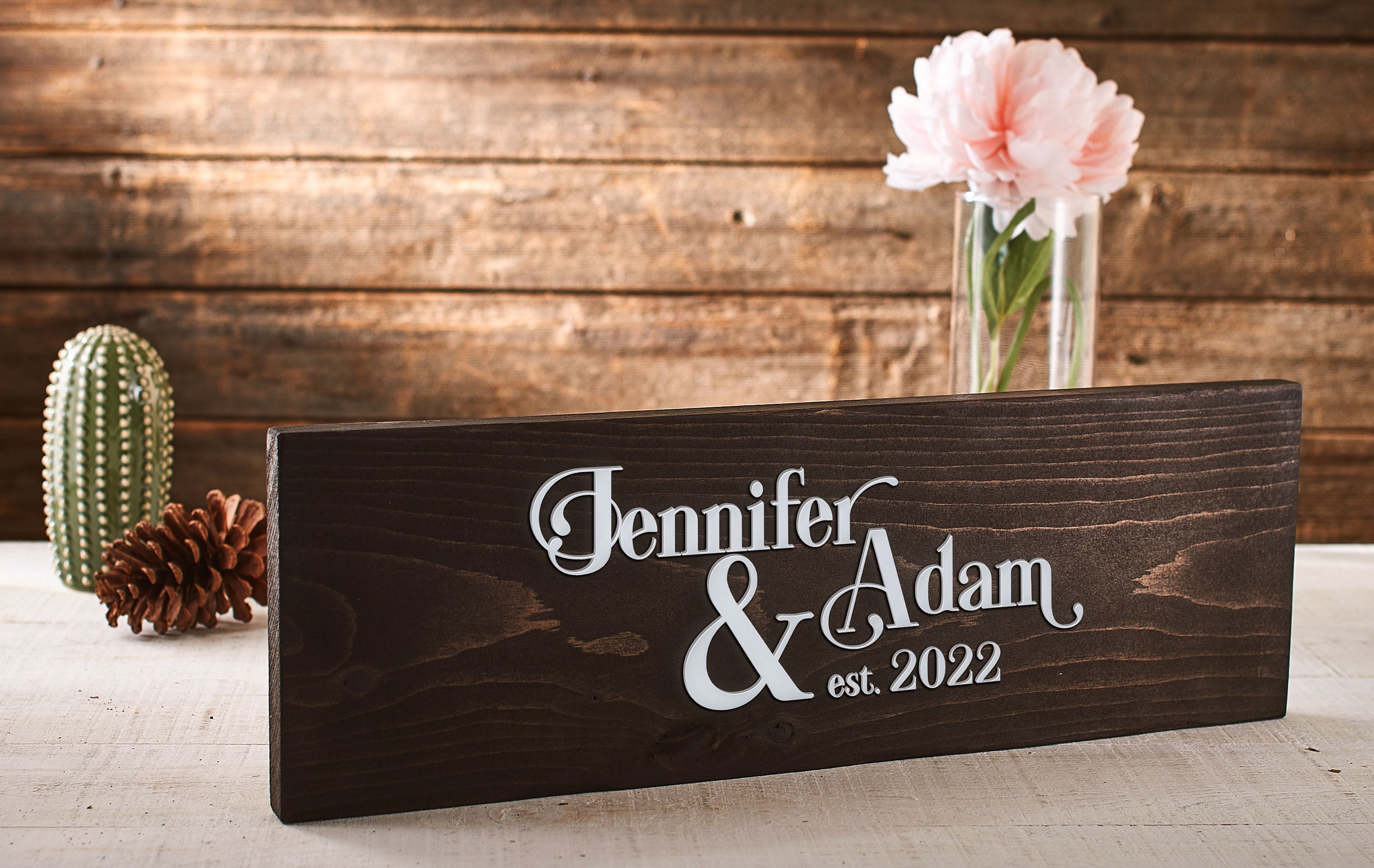 Custom 3D Wood Signs Personalized Family Name Wood Sign - Etsy