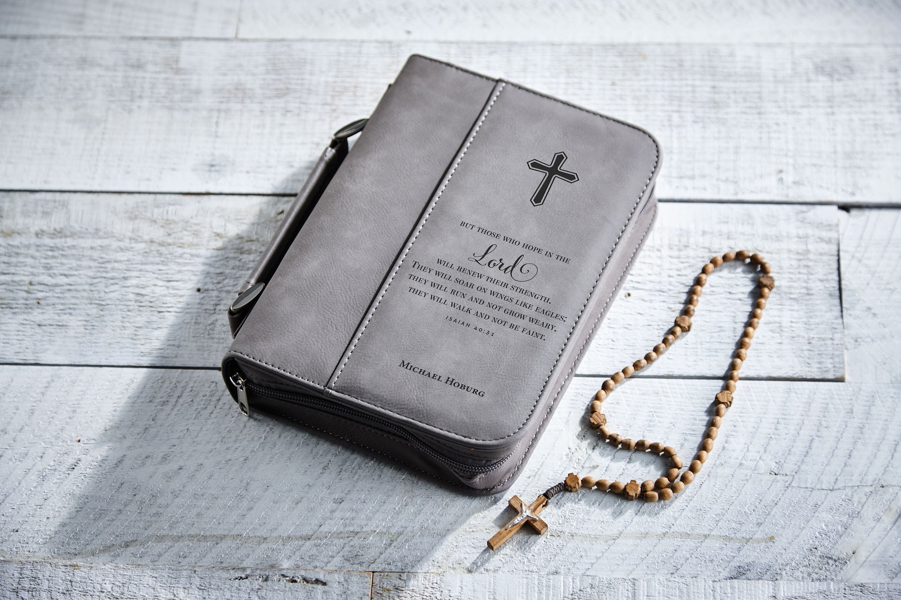 Personalized bible cover, Leatherette Bible Cover, Custom Bible Cover ...