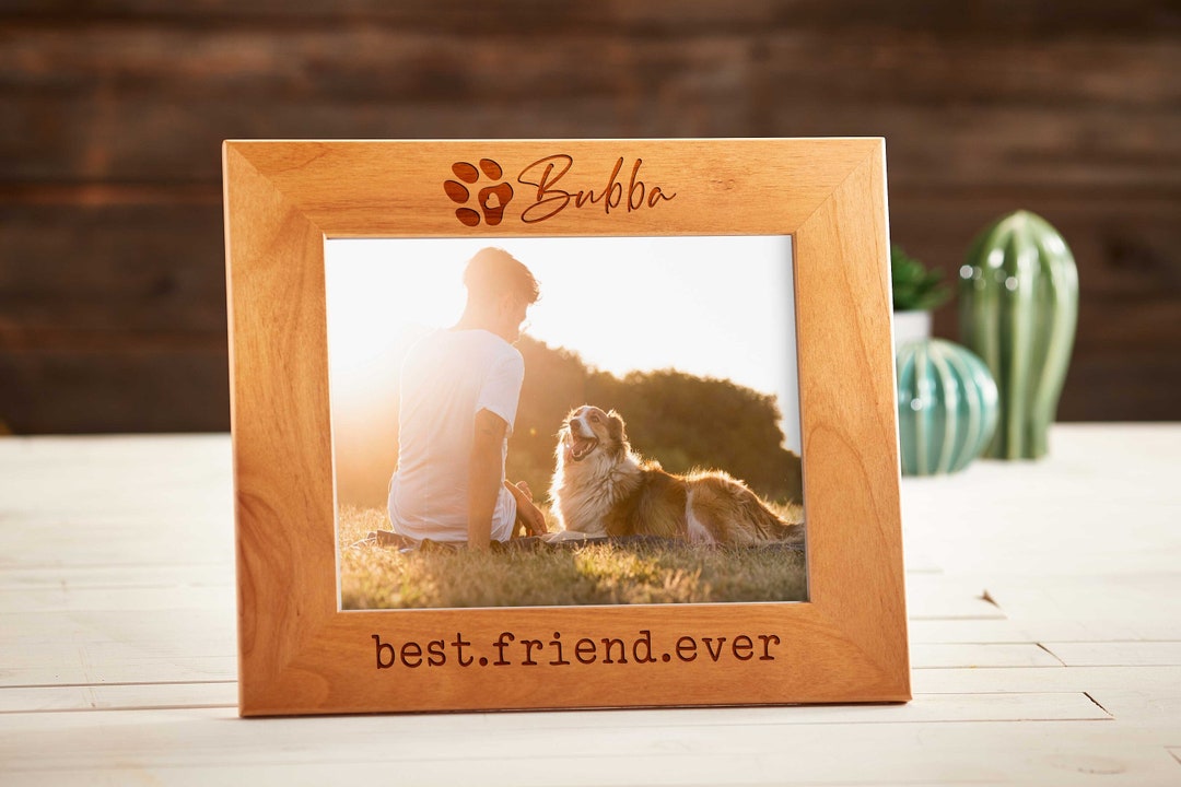 Personalized Engraved Frame, Custom Photo Frame, Custom Pets Frame ...