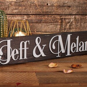 Custom 3D Wood Signs, Personalized Family Name Wood Sign, Rustic Wall ...