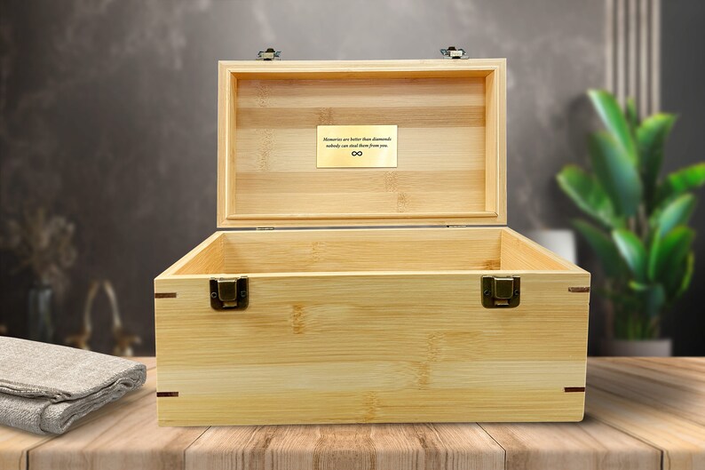 Personalized Wooden Gift Box Engraved Name Box Wooden - Etsy