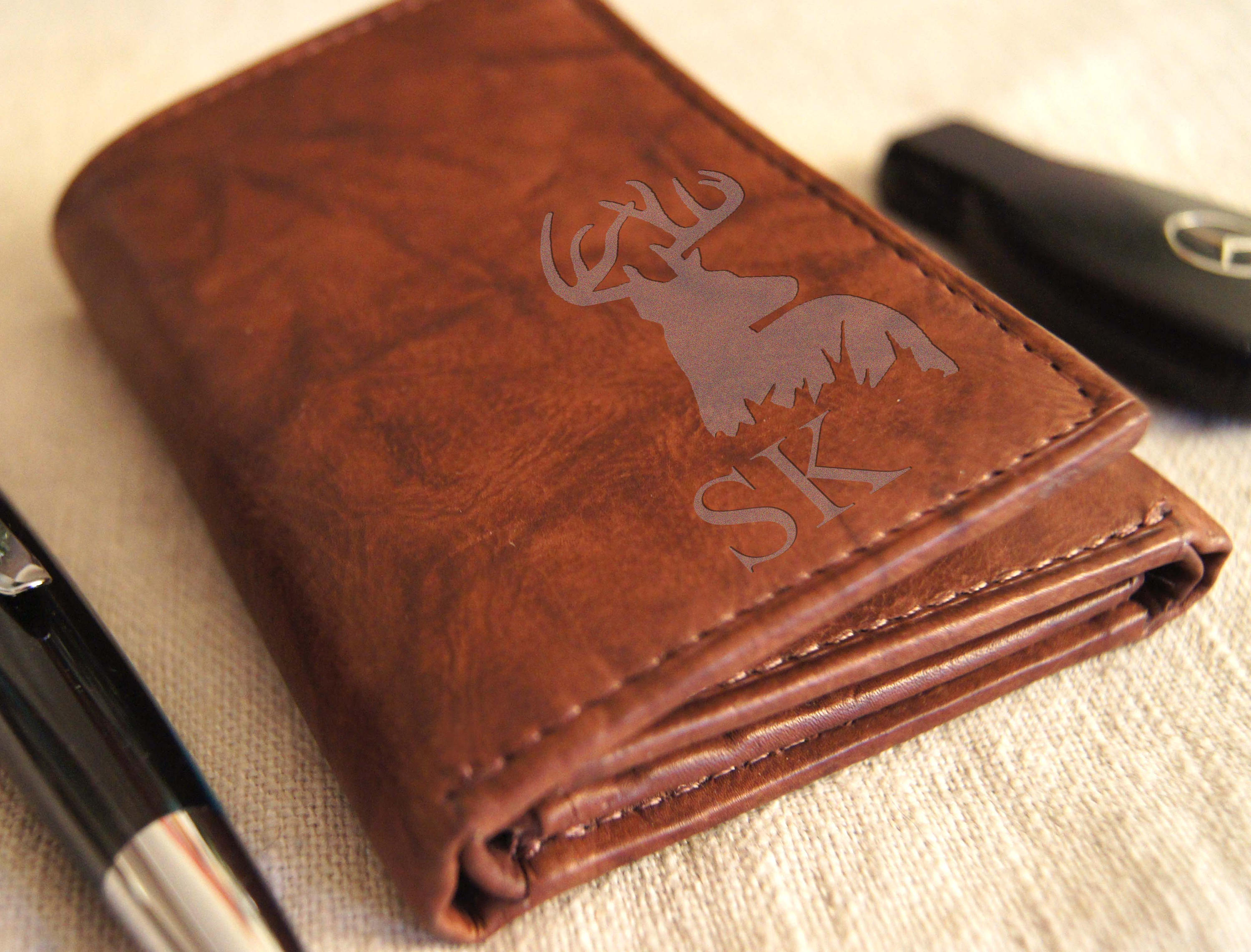 Personalized Leather Wallet Custom Wallet Mens Wallet Engraved Mens Personalized Leather Wallet Custom Wallet Mens Wallet Engraved Mens
