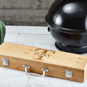 Personalized BBQ Set, Engraved BBQ Set, Customized BBQ Utensil Set ...