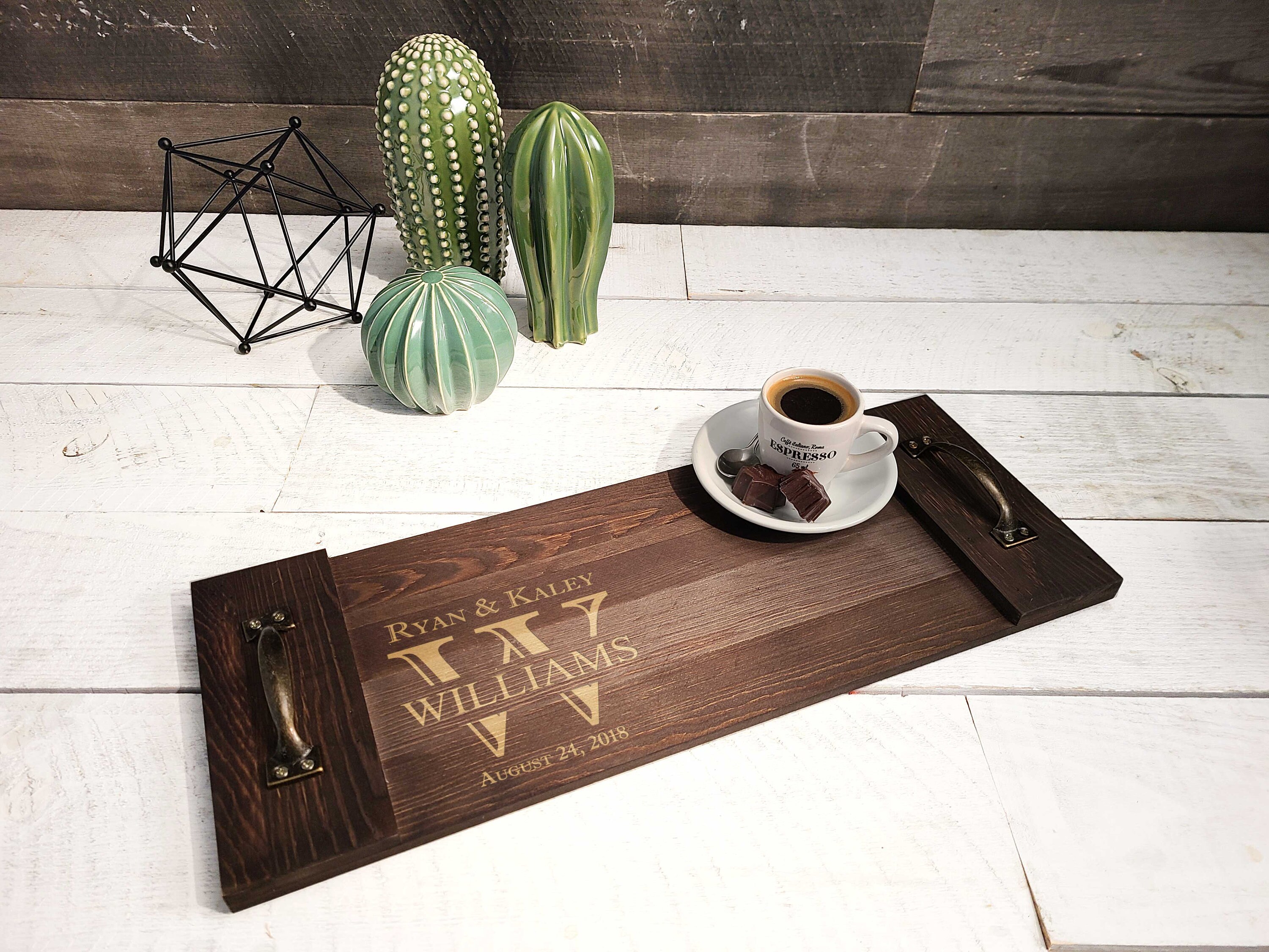 Personalized Rustic serving Tray, Custom serving tray, wedding gifts ... Personalized Rustic serving Tray, Custom serving tray, wedding gifts ...