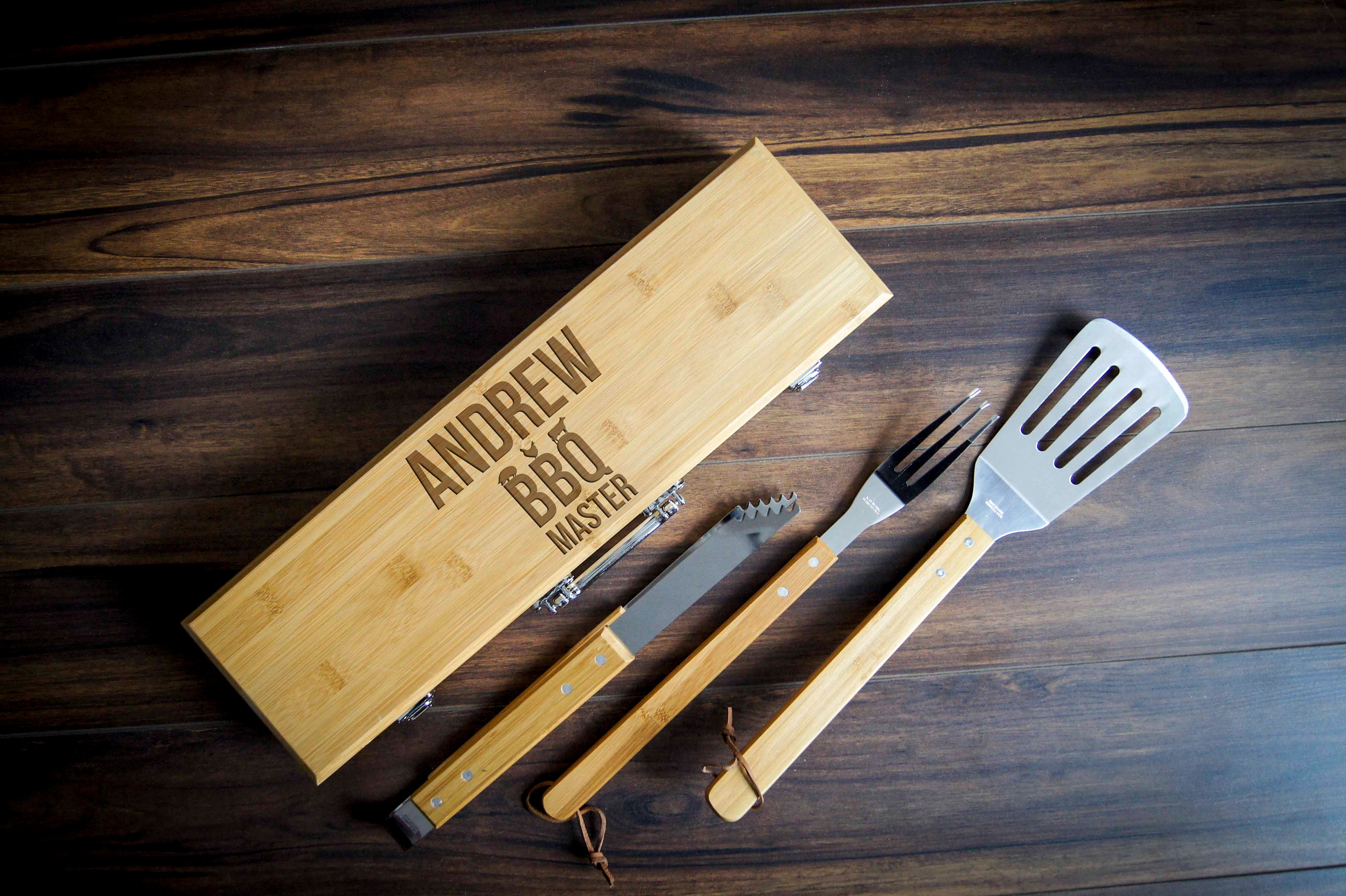 Personalized BBQ Set, Engraved BBQ set, Customized BBQ Utensil Set ... Personalized BBQ Set, Engraved BBQ set, Customized BBQ Utensil Set ...