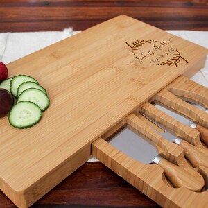 Personalized Cheese Board Set Custom Cheese Board Set - Etsy