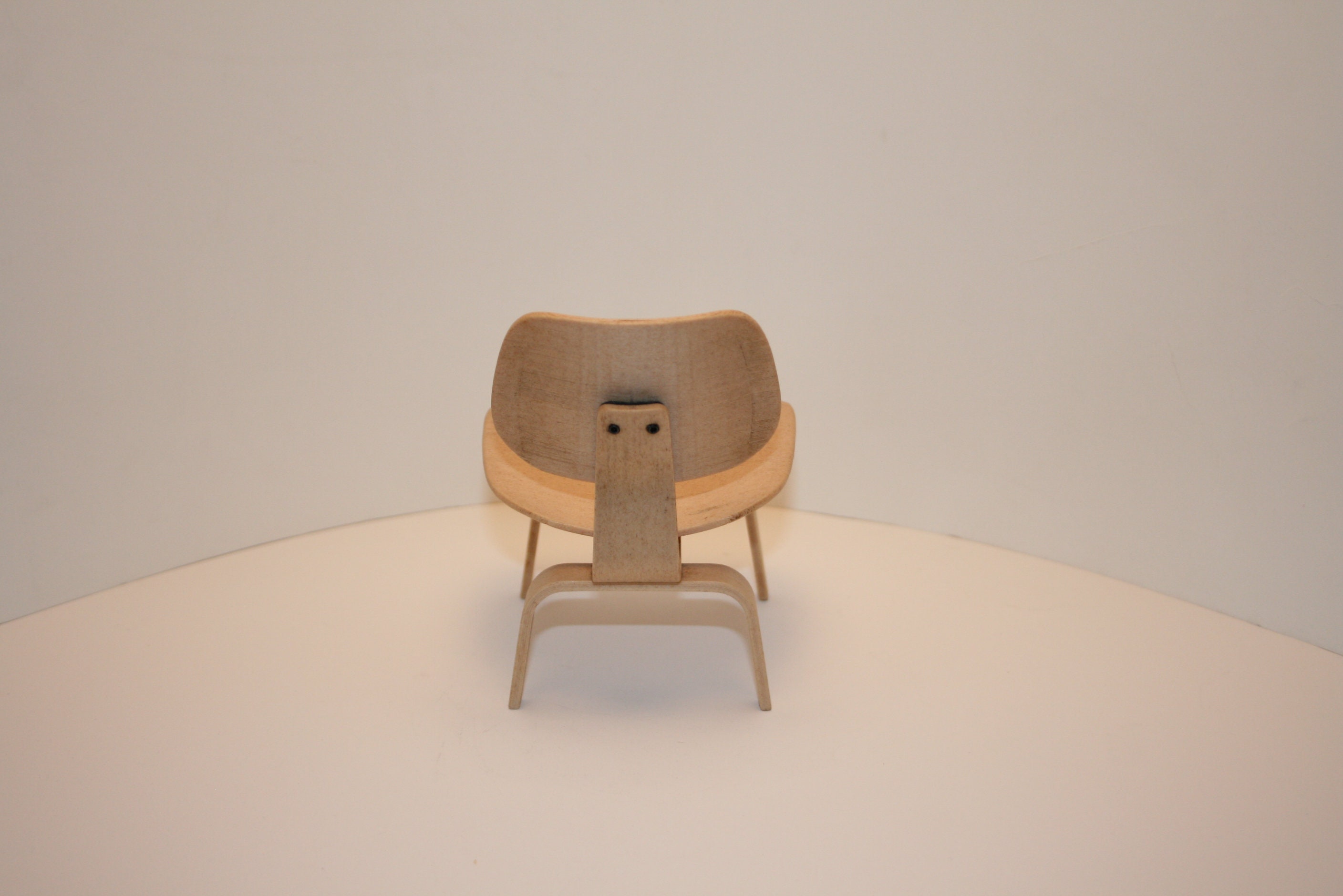 Miniature, Chair, LCW - Charles & Ray Eames, 1945, (scale 1:6) Height ...