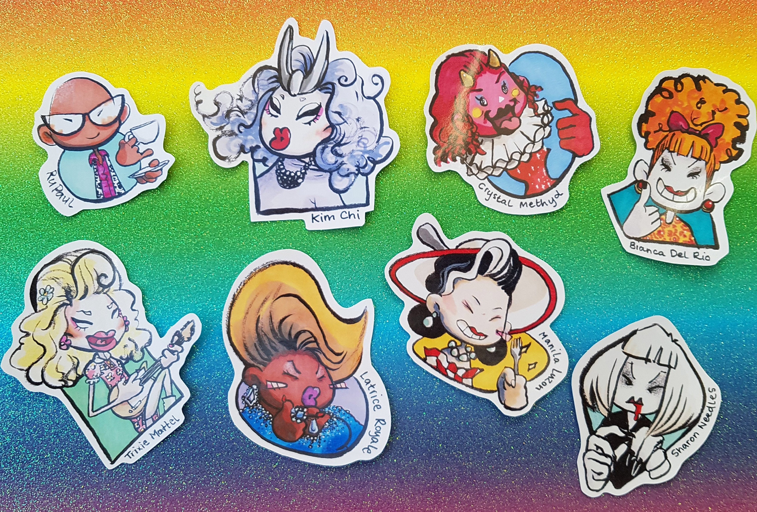 Drag Race Royalty Queens Vinyl Stickers - Etsy Australia