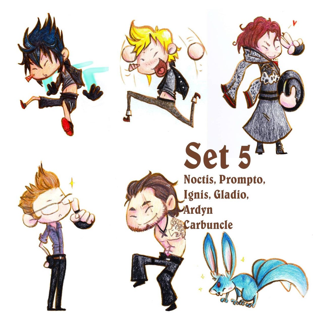 Final Fantasy Vinyl Sticker Sets - Etsy