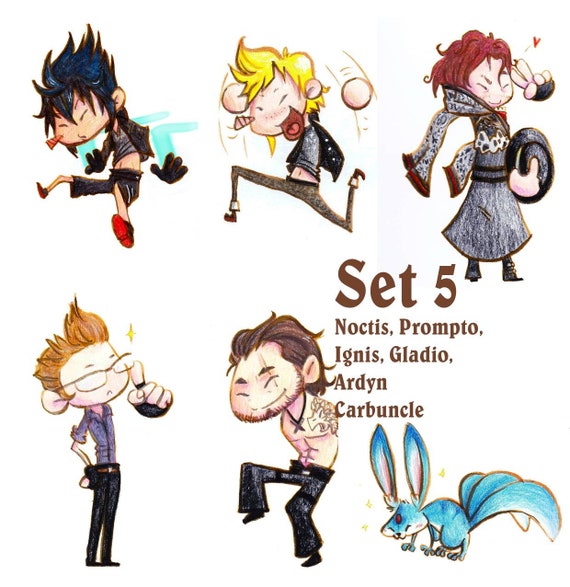 Final Fantasy Vinyl Sticker Sets | Etsy