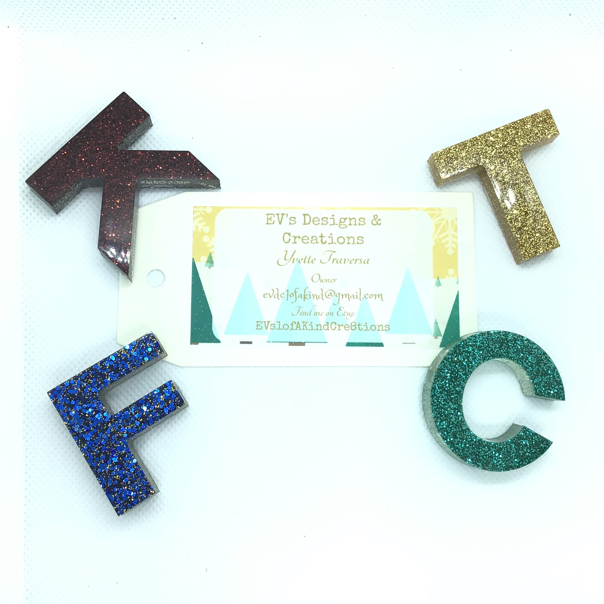 Alphabet Refrigerator Magnets, Letter Magnets, Personalized Magnets - Etsy
