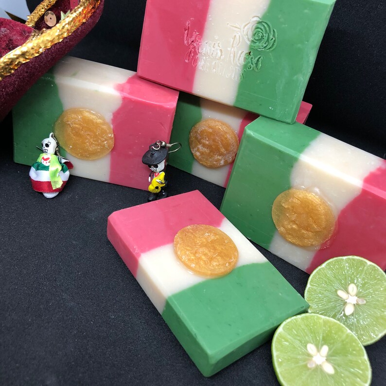 Mexico Flag Handmade Soap Mexican Made in USA - Etsy