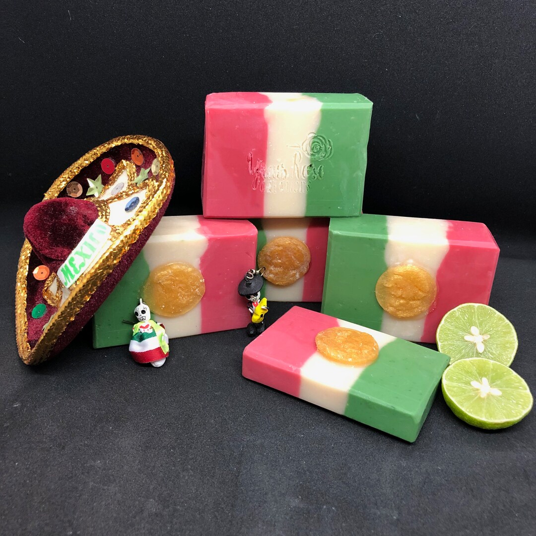Mexico Flag Handmade Soap Mexican Made in USA - Etsy