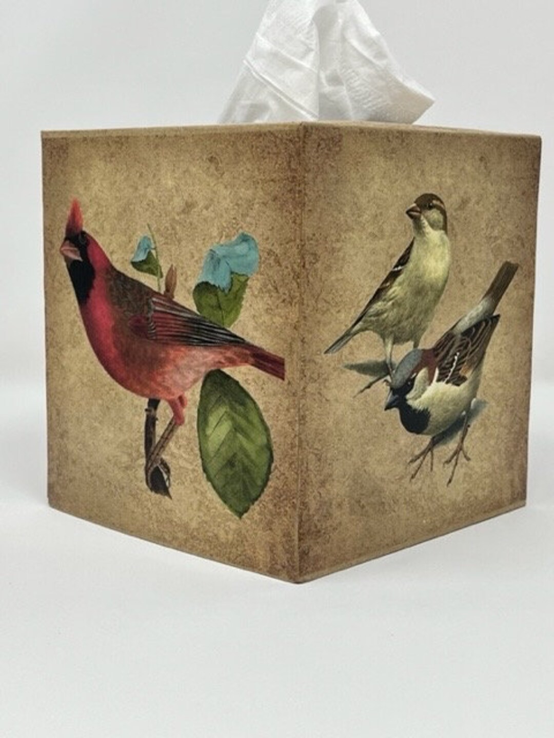Decorative Bird Tissue Box Cover - Etsy