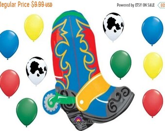 Cowboy boot balloon | Etsy