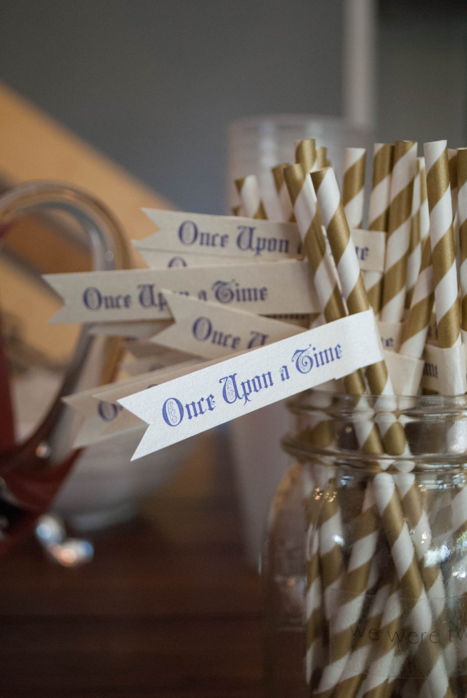 Once Upon a Time Straw Flags - Etsy