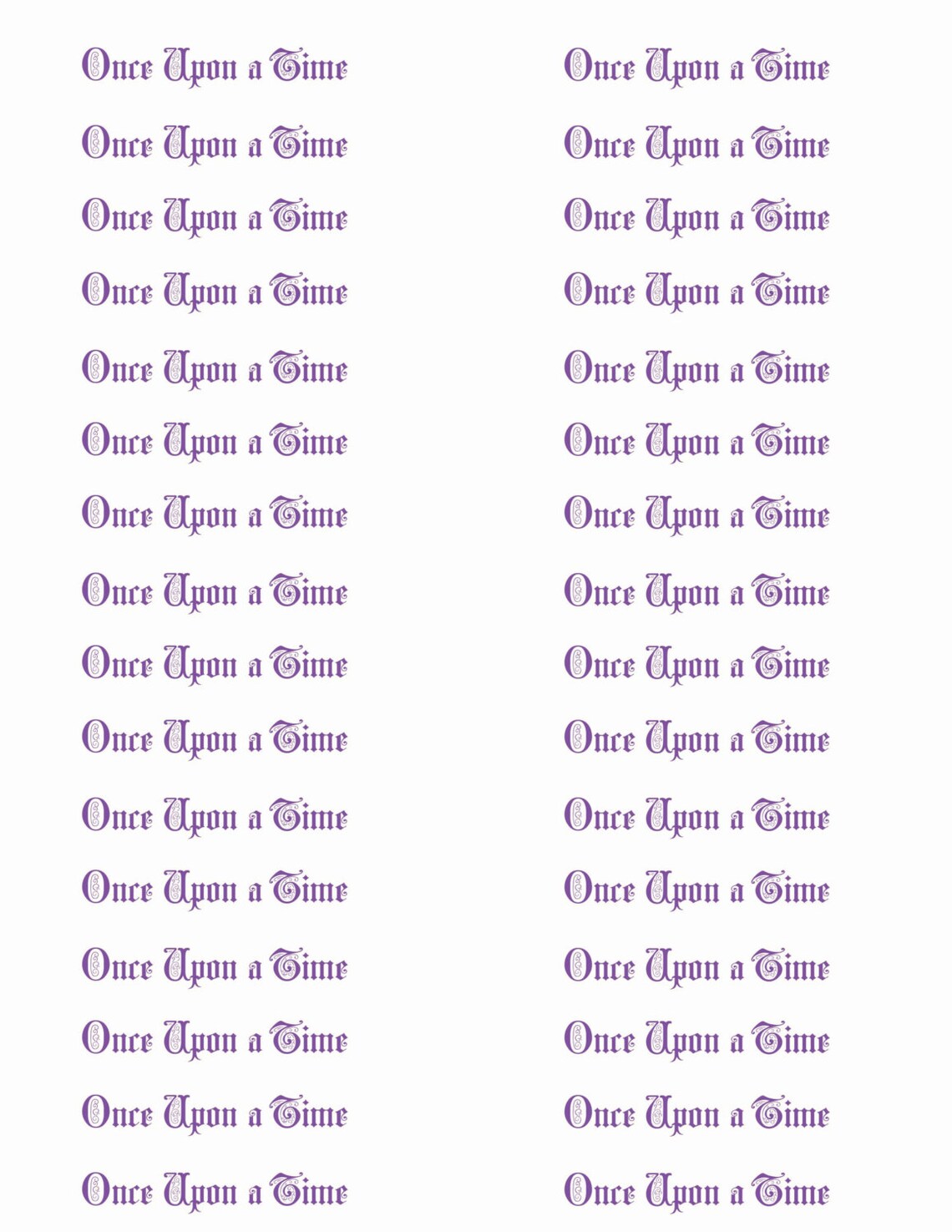 Once Upon a Time Straw Flags - Etsy