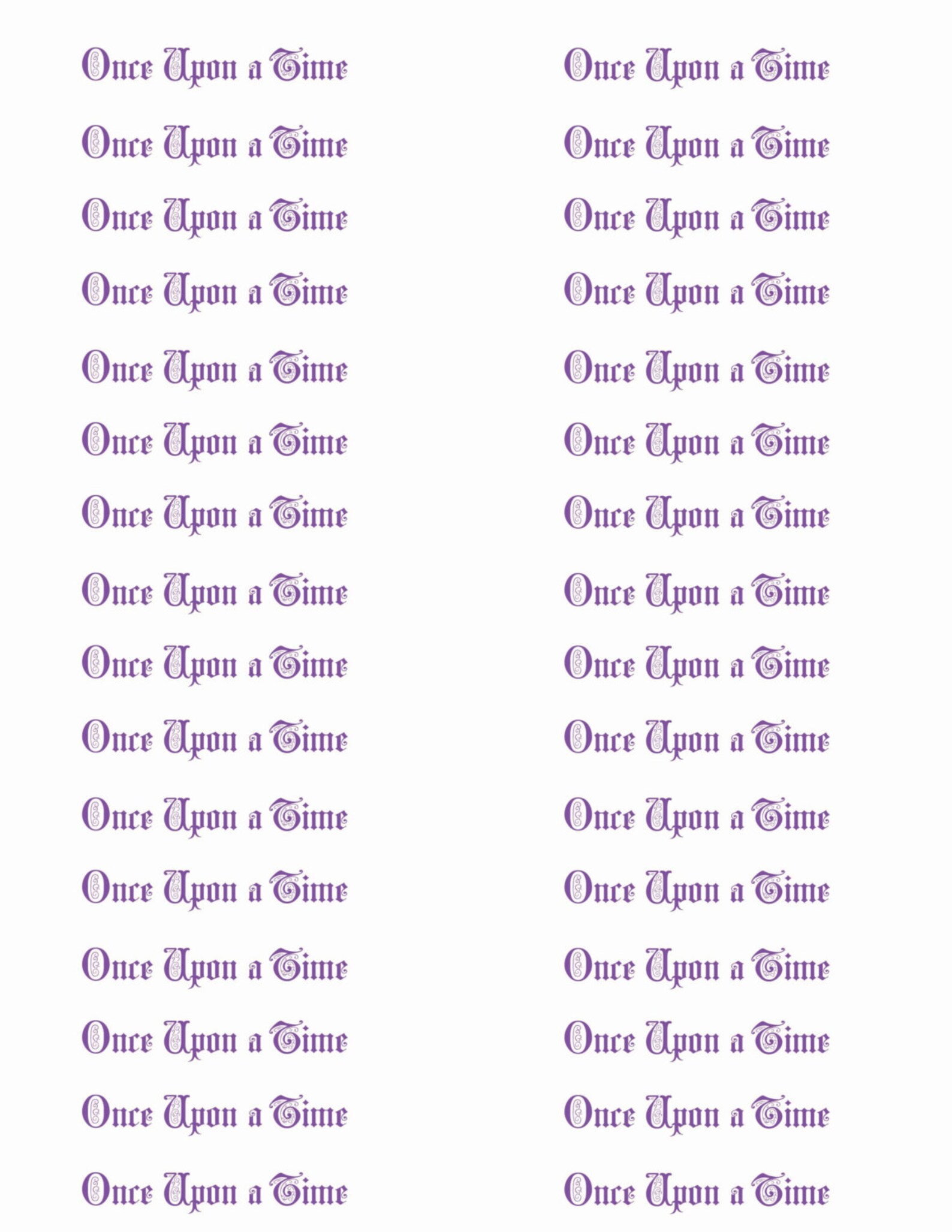 Once Upon a Time Straw Flags - Etsy