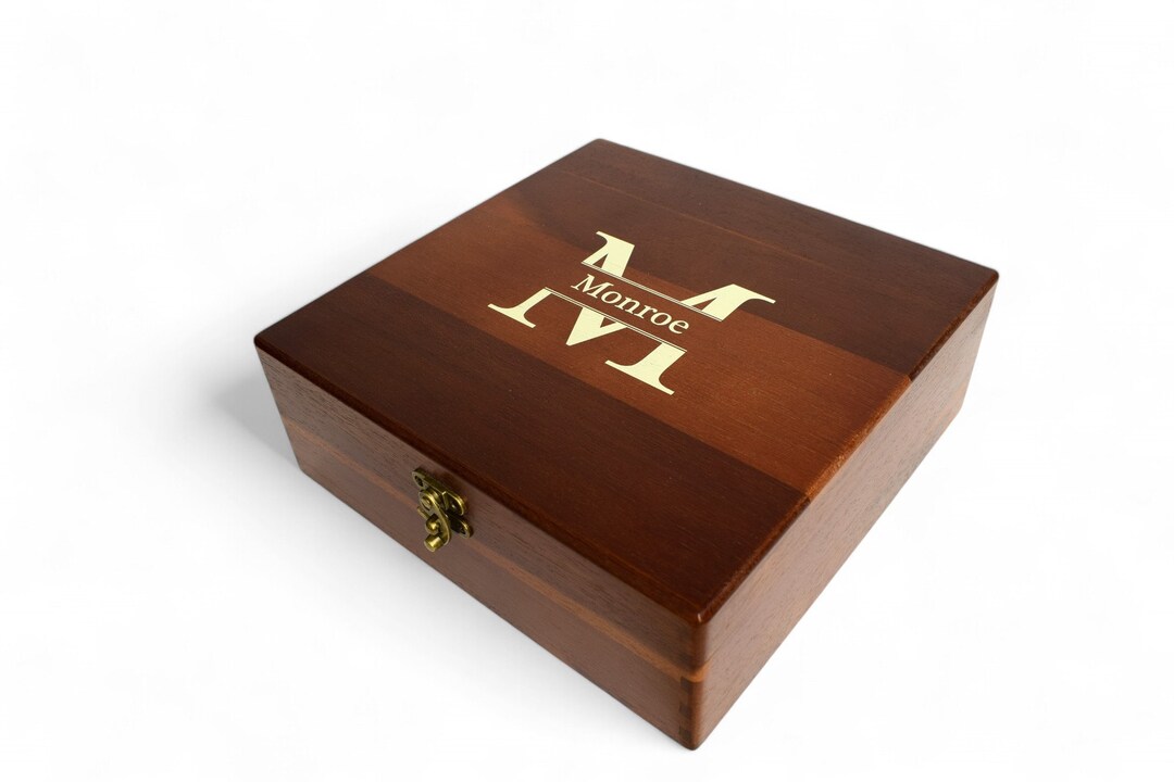 Custom Gift Box, Groomsman Wooden Box, Memory Box, Rustic Gift Box ...