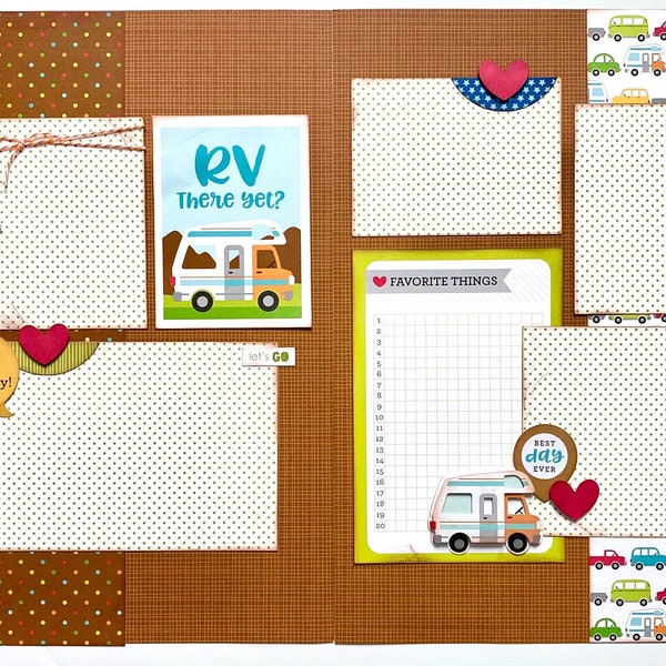 Scrapbook Page Kits - Etsy