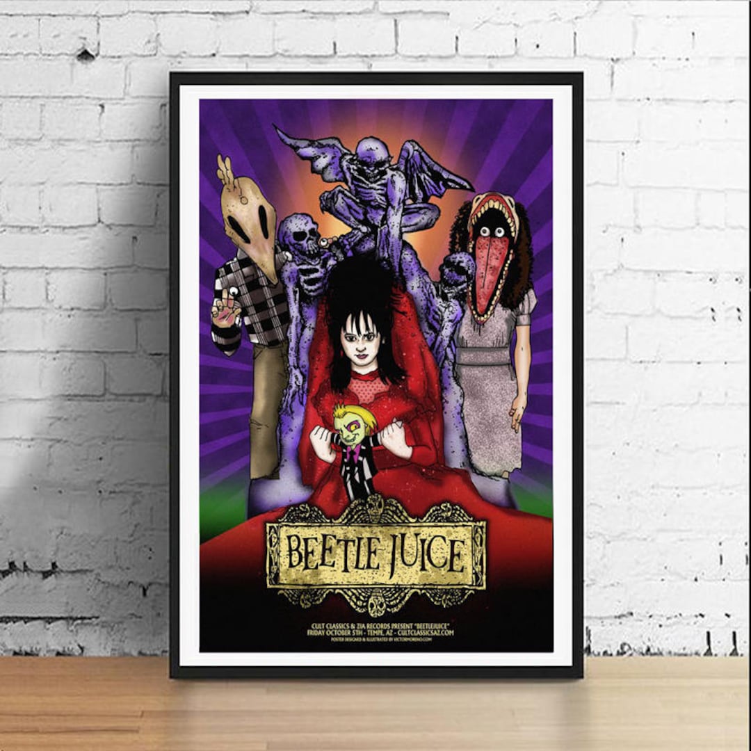 Beetlejuice 11 X 17 Lydia Dietz Variant Art Poster - Etsy