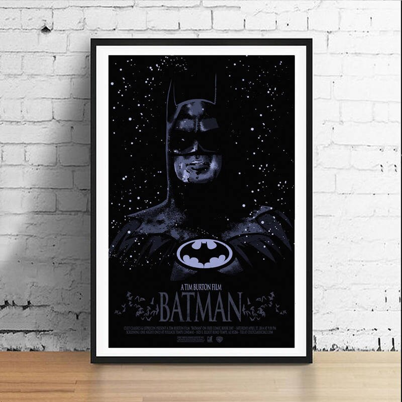 Batman Tim Burton 1989 11 x 17 Comic Book Movie Art Film Print | Etsy