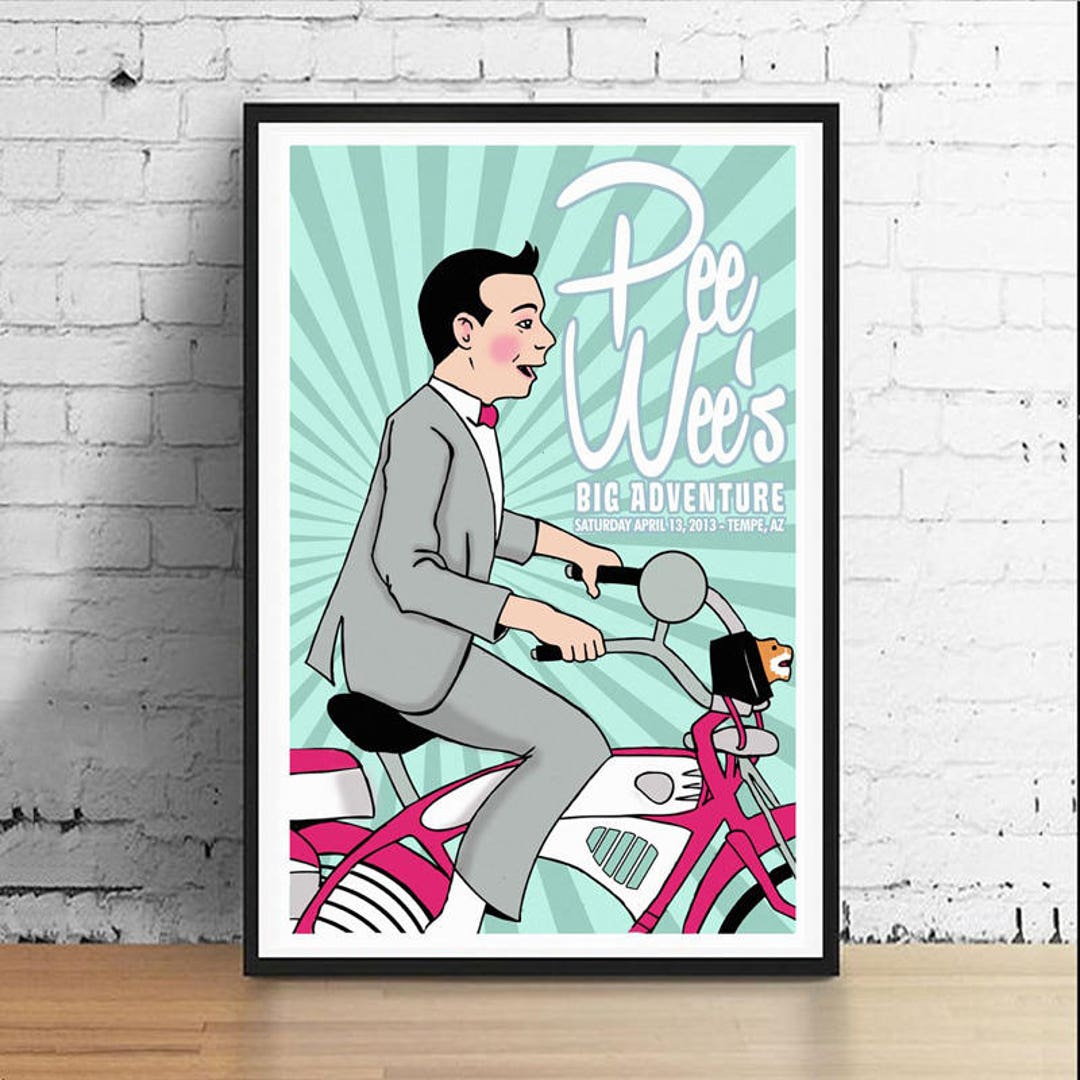 Pee Wee's Big Adventure 11 X 17 Art Print - Etsy
