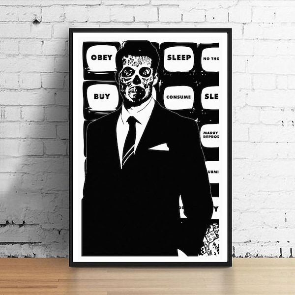 They Live Movie Poster - Etsy