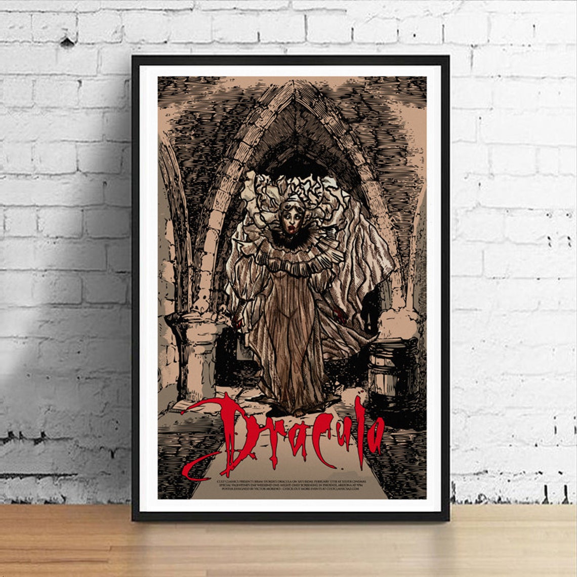 Bram Stoker's Dracula 11 X 17 Horror Film Movie Poster Art | Etsy