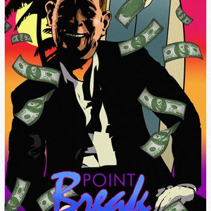 Point Break Surfing President Reagan 11x17 Limited Edition 80's ...