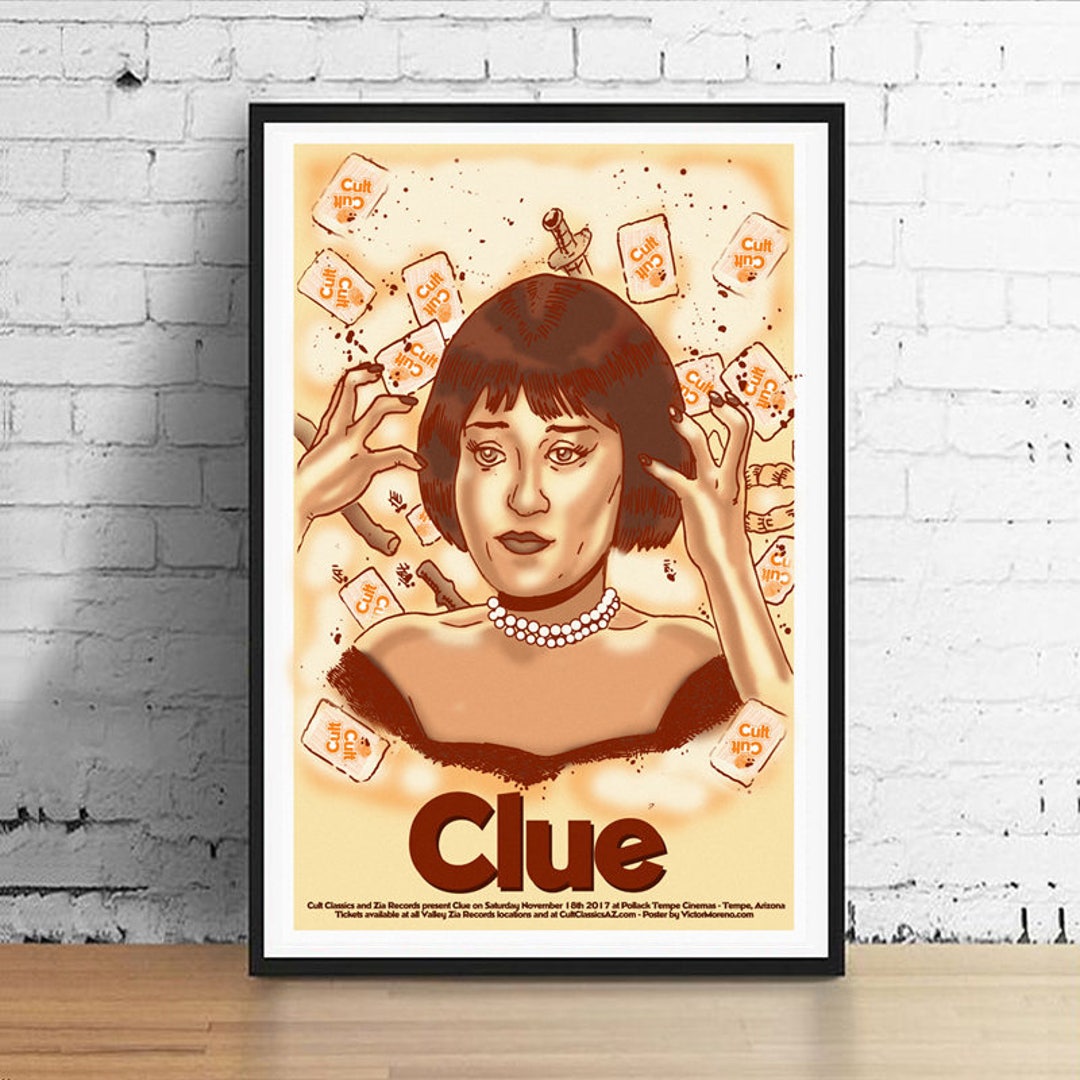 Clue 11 X 17 Mrs. White Board Game Movie Poster Art Print - Etsy