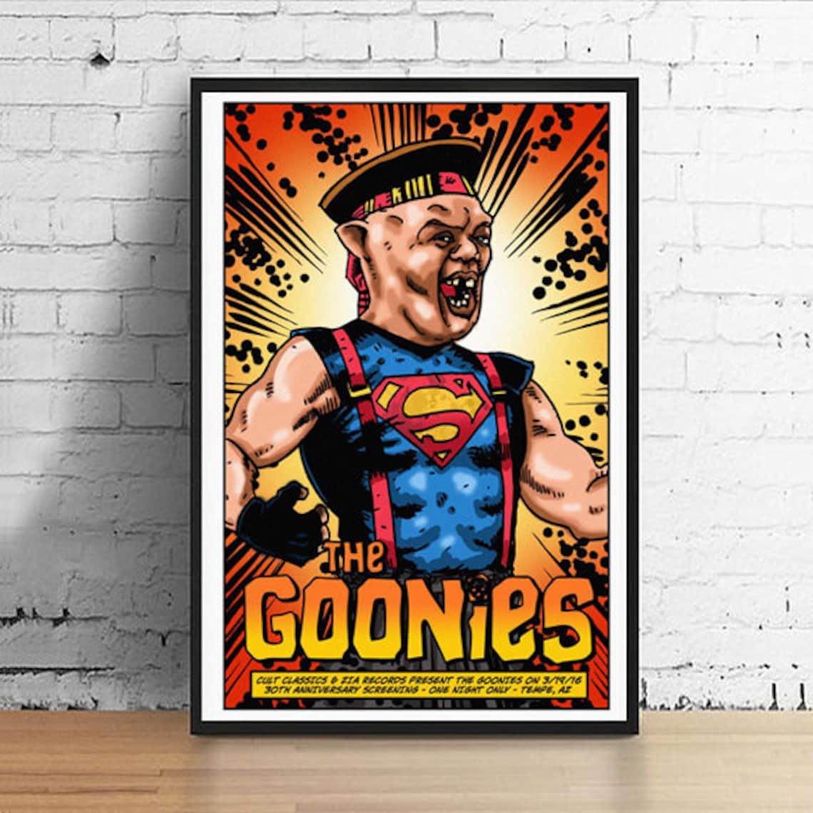The Goonies Super Sloth 11 x 17 Film Art Print Póster de película ...