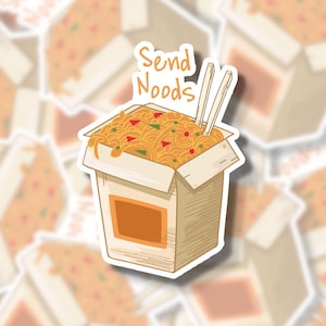 Send Noods Sticker Noodles Sticker Food Sticker Asian Sticker Water ...