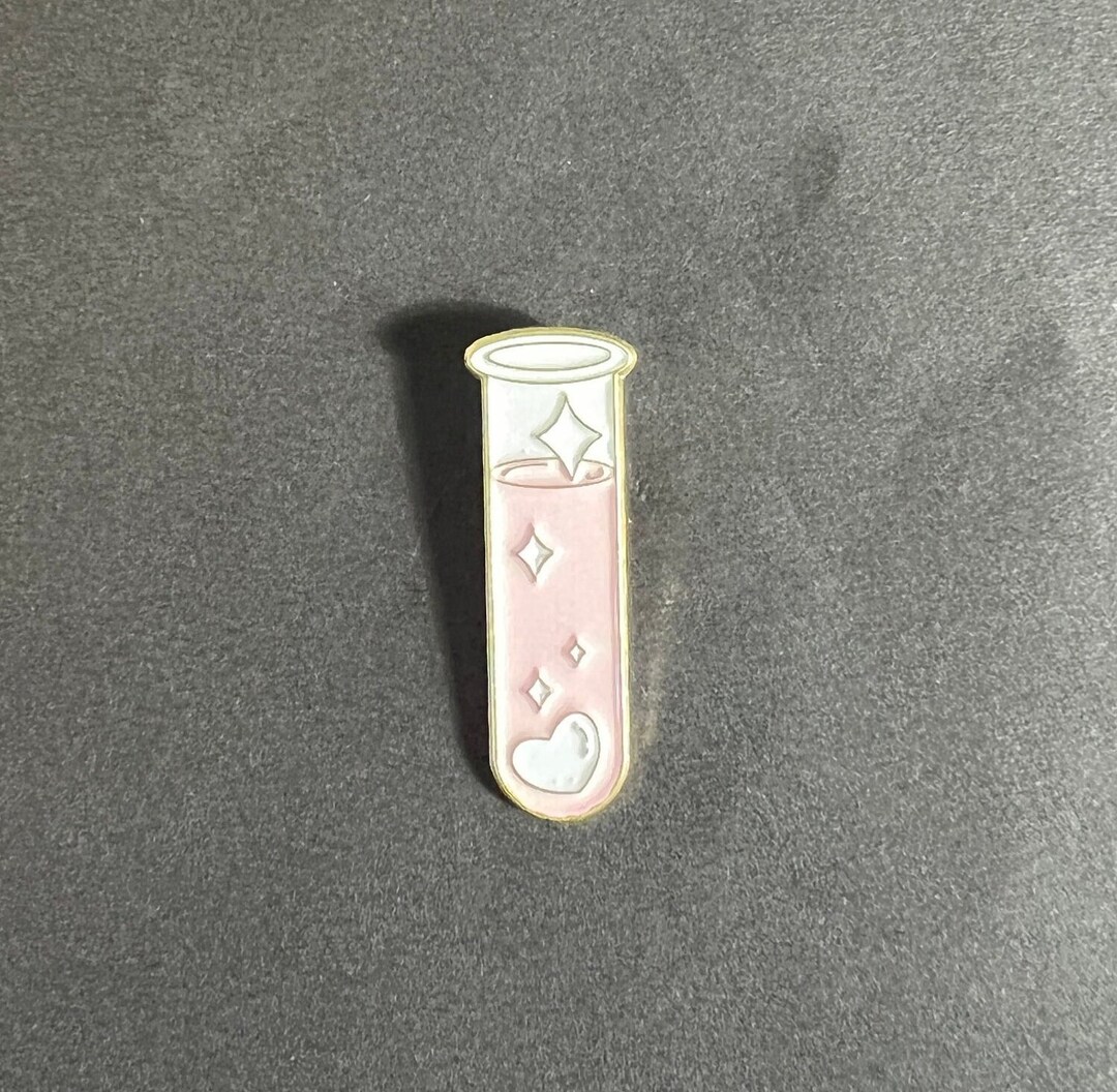 Test Tube Pin Enamel Pin Small Gift Backpack Pin Jacket Pin Hat Pin ...