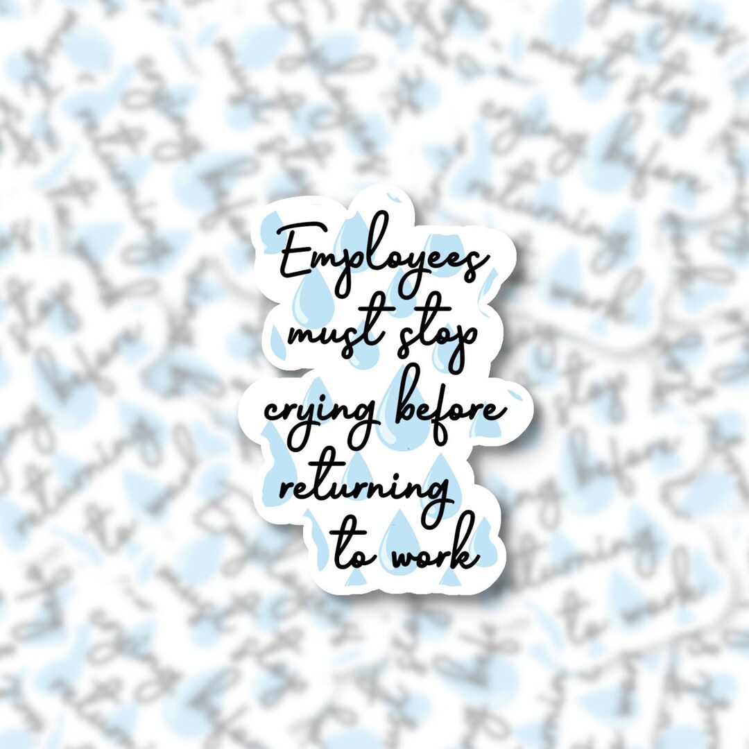 Stop Crying Sticker Pharmacy Sticker Nurse Sticker ER Nurse Nurse Gift ...