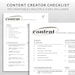 Planning Checklist and Routine Bundle for Custom Planner Minimal ...