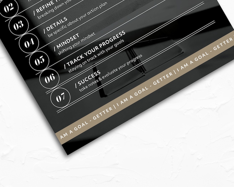 Mini Goal-getter Guide Goal Planning Reference Formula for Goal Setting ...