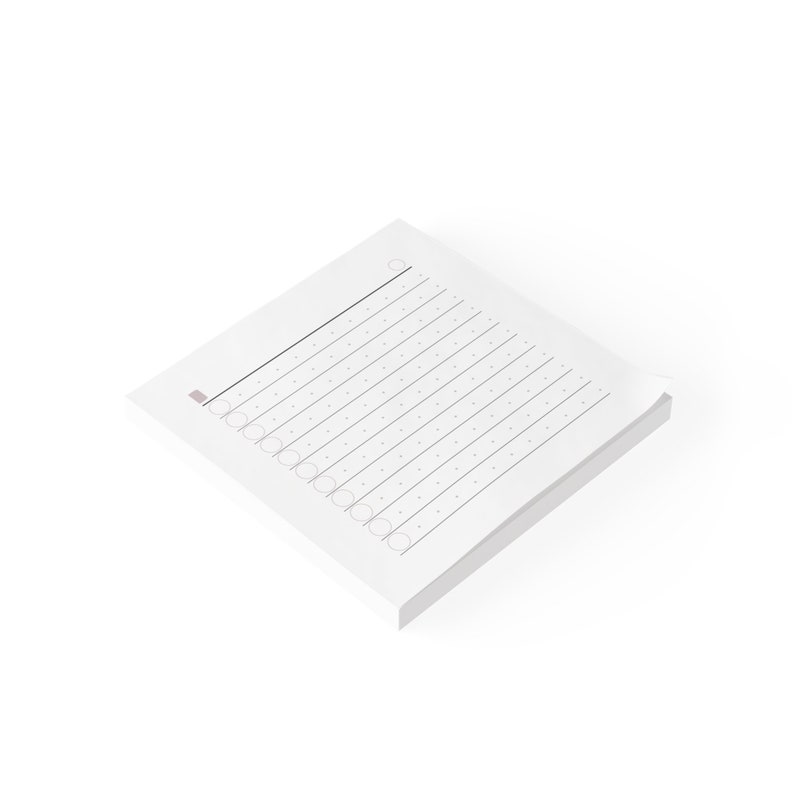 Printable Sticky Notes Utility Lined and Grid Minimal Aesthetic ...